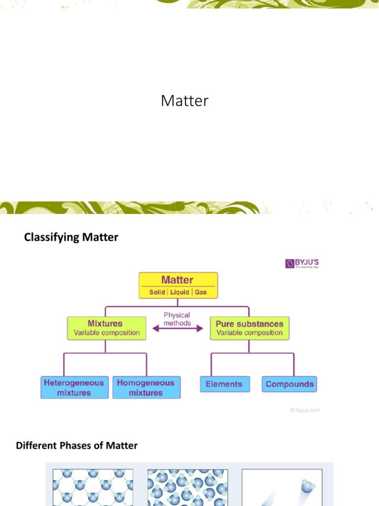 Classification of Matter | PDF