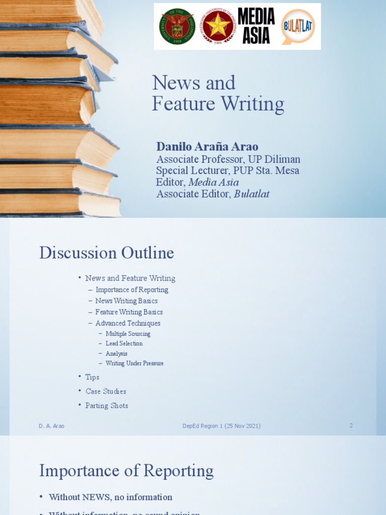 News and Feature Writing Essentials | PDF | News | Communication