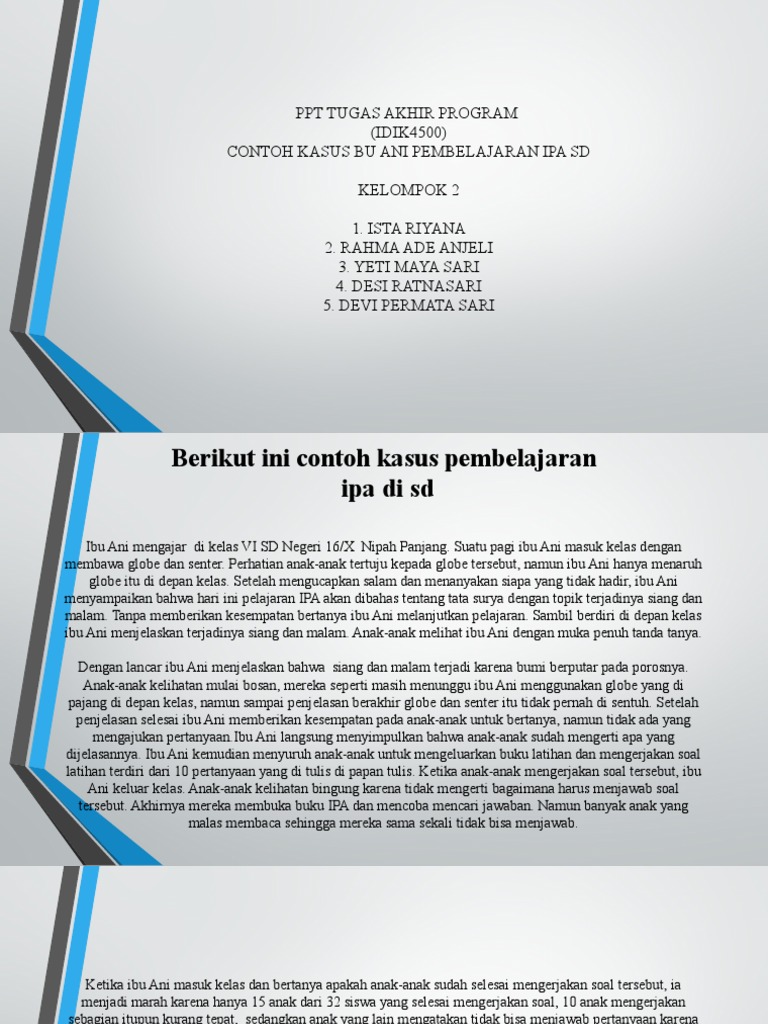 Tugas Akhir Program | PDF