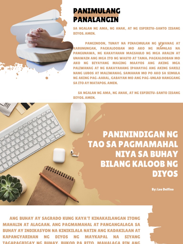 Panimulang Panalangin | PDF