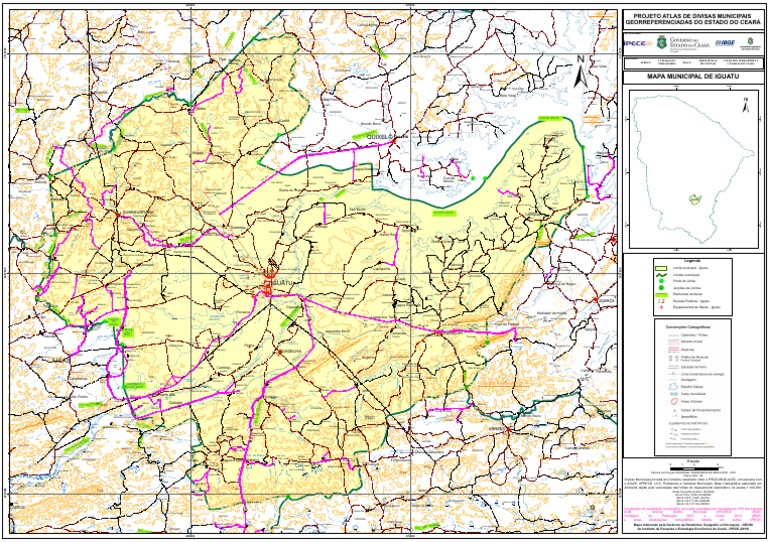Mapas Municipais Iguatu 2019 | PDF