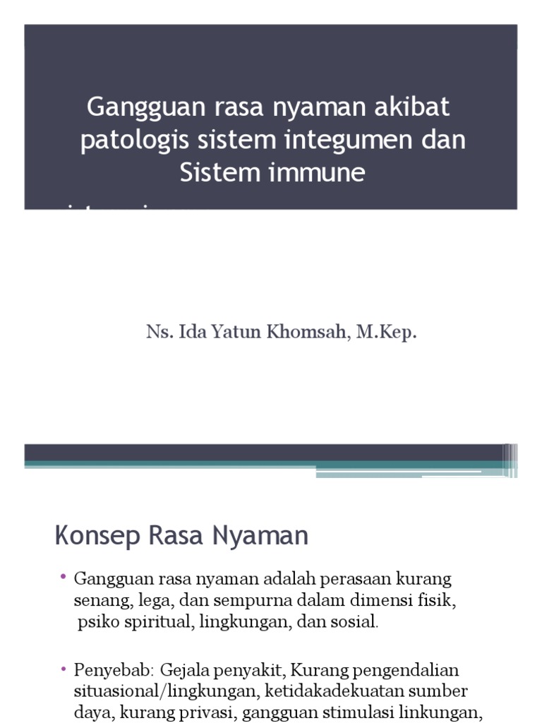 Aman Nayaman Integumen Dan Immune | PDF | Pengembangan Diri | Kesehatan Holistik