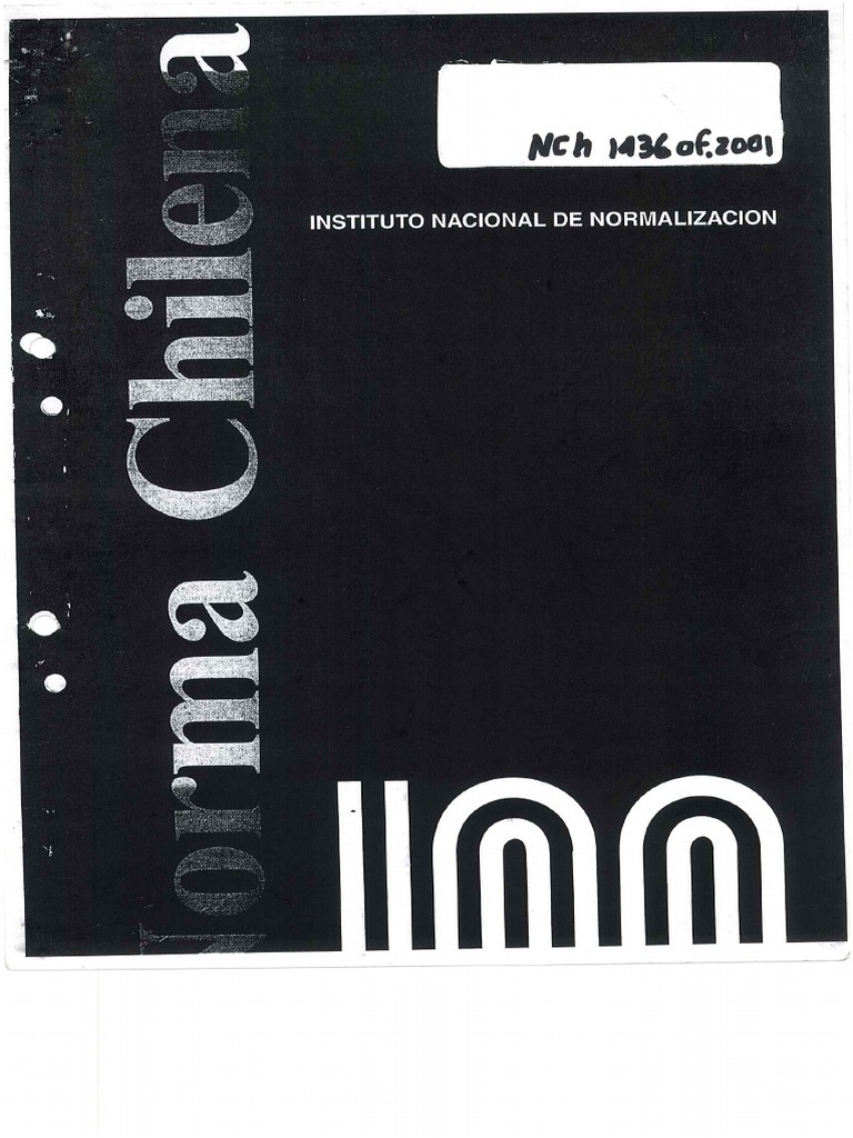 NCH 1436 Of2001 | PDF