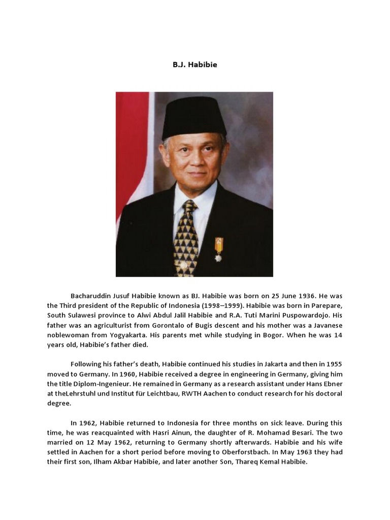 B.J. Habibie | PDF