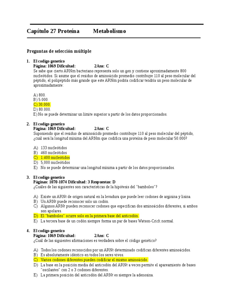 Capitulo 27 Lehninger | PDF | Métodos y materiales de enseñanza | Ciencia y matemáticas