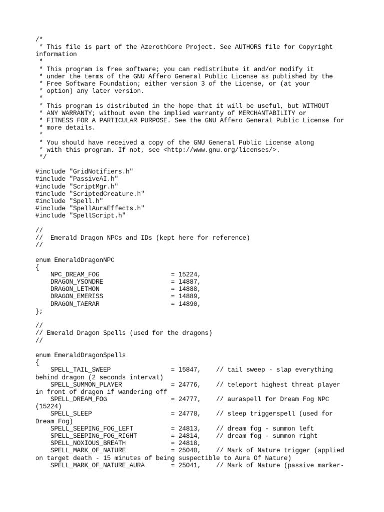 Boss Emerald Dragons | PDF | Gnu | Free Software