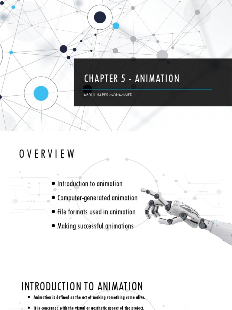Chapter 5 - Animation | PDF