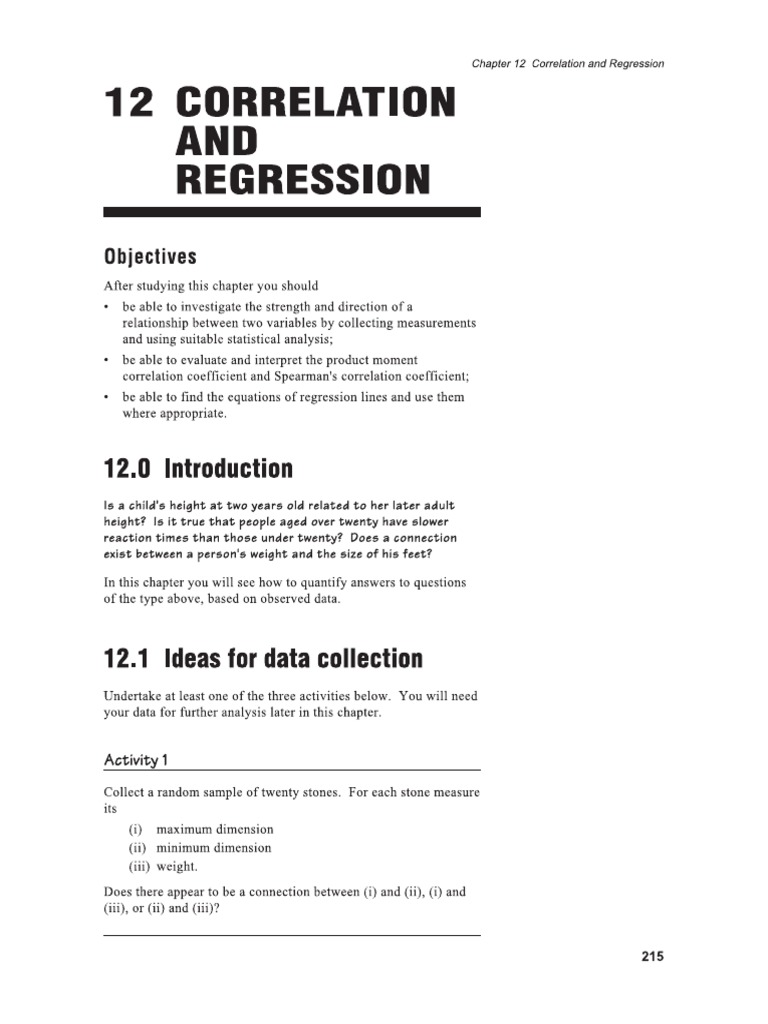 Corerellation and Regression Analysis | PDF