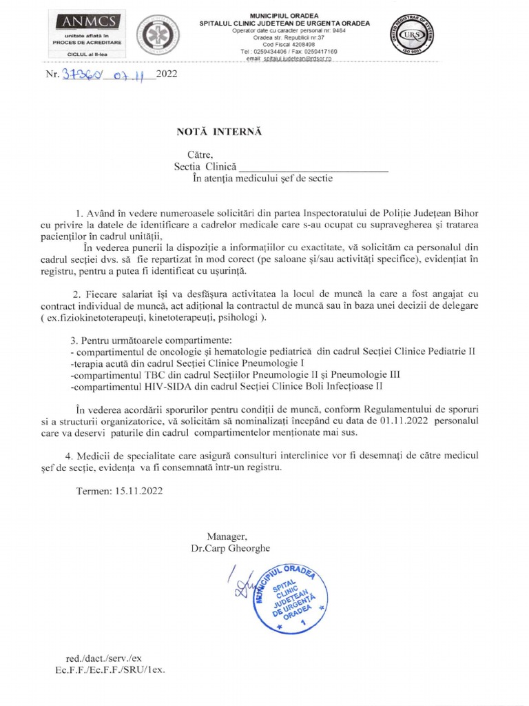 Nota Interna 2 | PDF