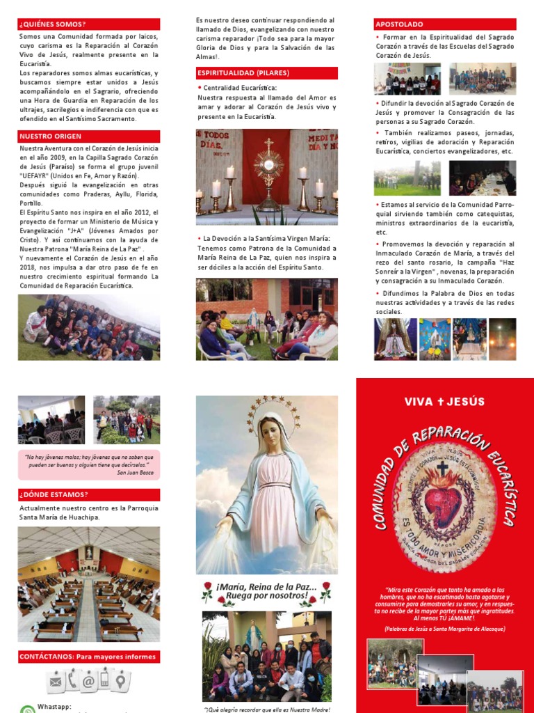 Triptico 4 | PDF | María, madre de Jesús | Amor