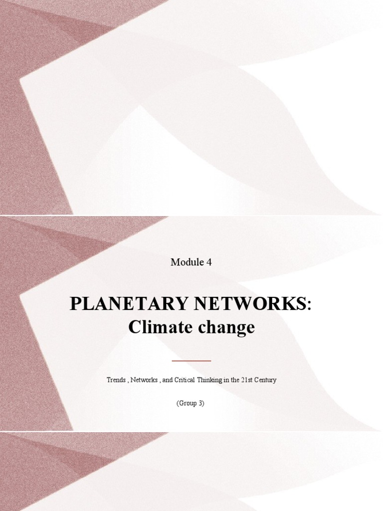 Planetary Networks (Group 3) | PDF