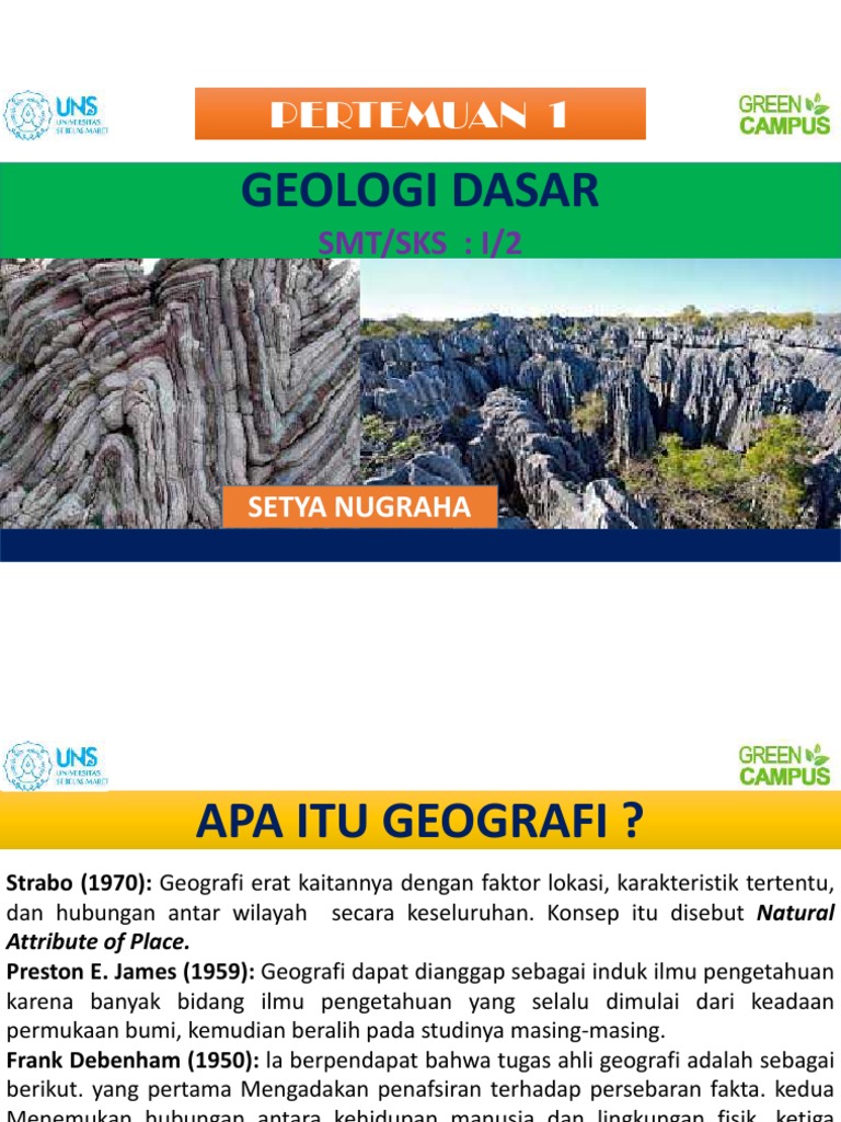 Pengantar Geologi Dasar | PDF