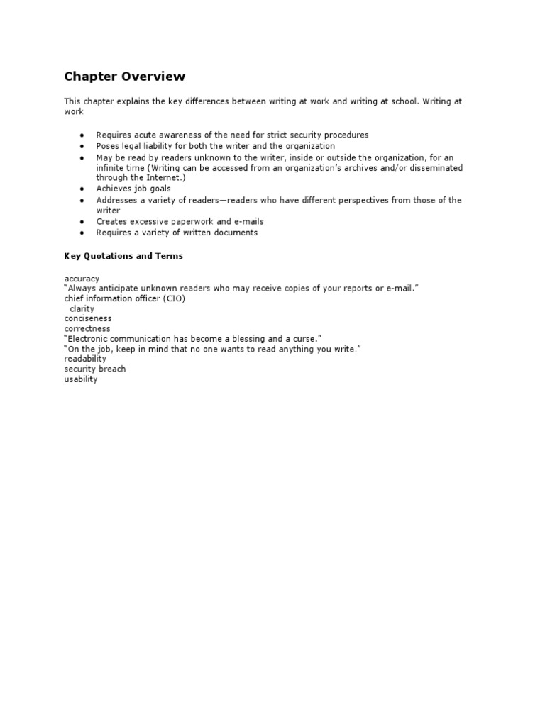 Chapter Overview | PDF