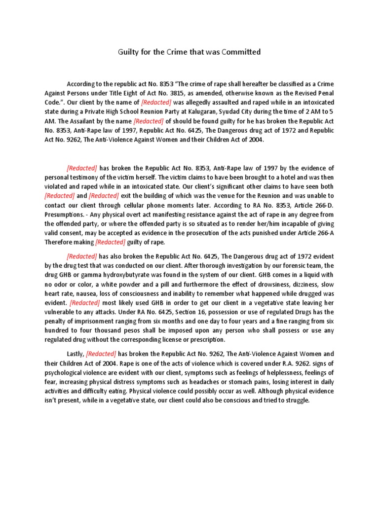 Position Paper Sample | PDF