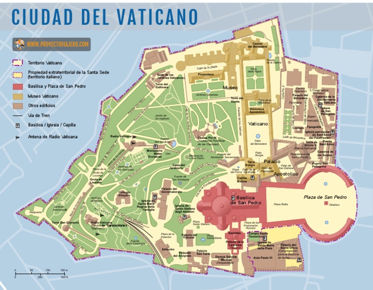 Mapa Ciudad Del Vaticano Ubicación Plano Pdf 