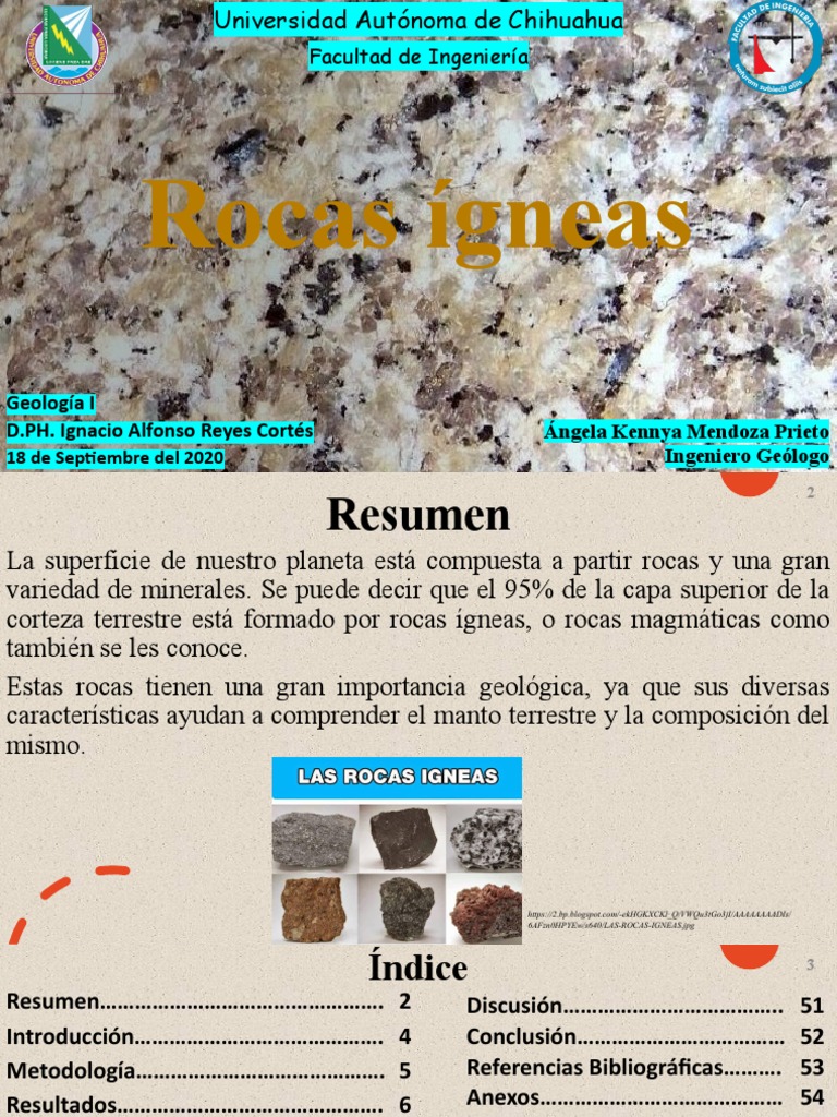 Rocas Ígneas | Descargar gratis PDF | Roca ígnea | Roca (geología)