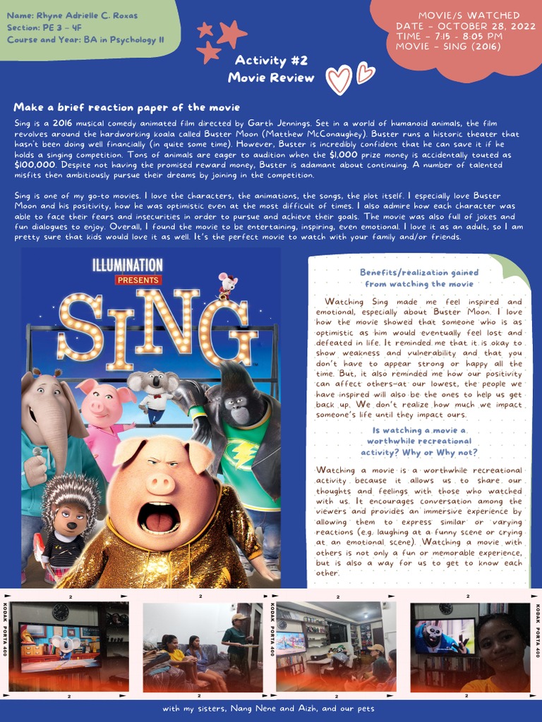 Roxas - MovieReview | PDF