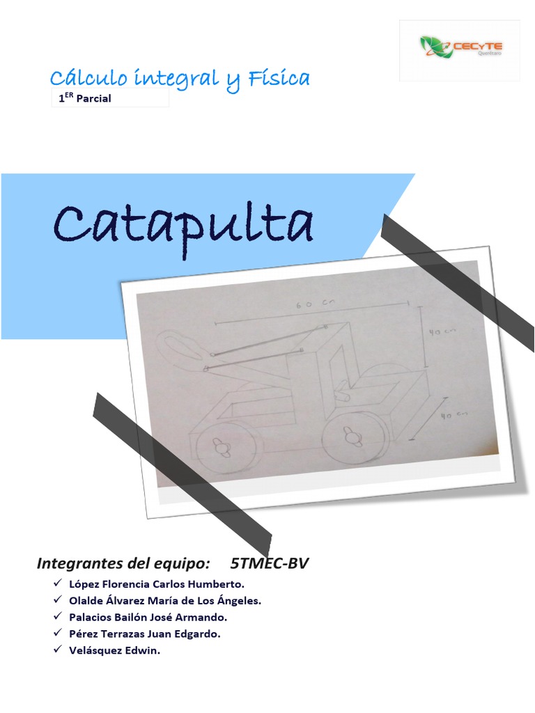 Catapulta Primer Parcial | PDF | Física | Mecánica