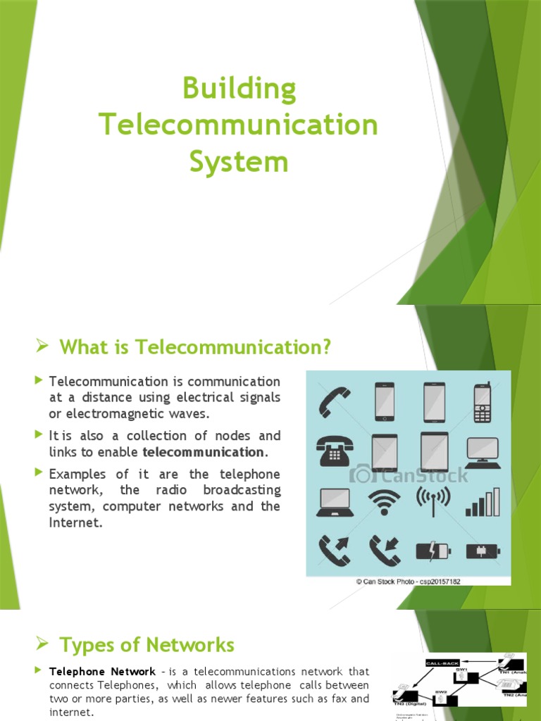Building a Telecommunication System | PDF
