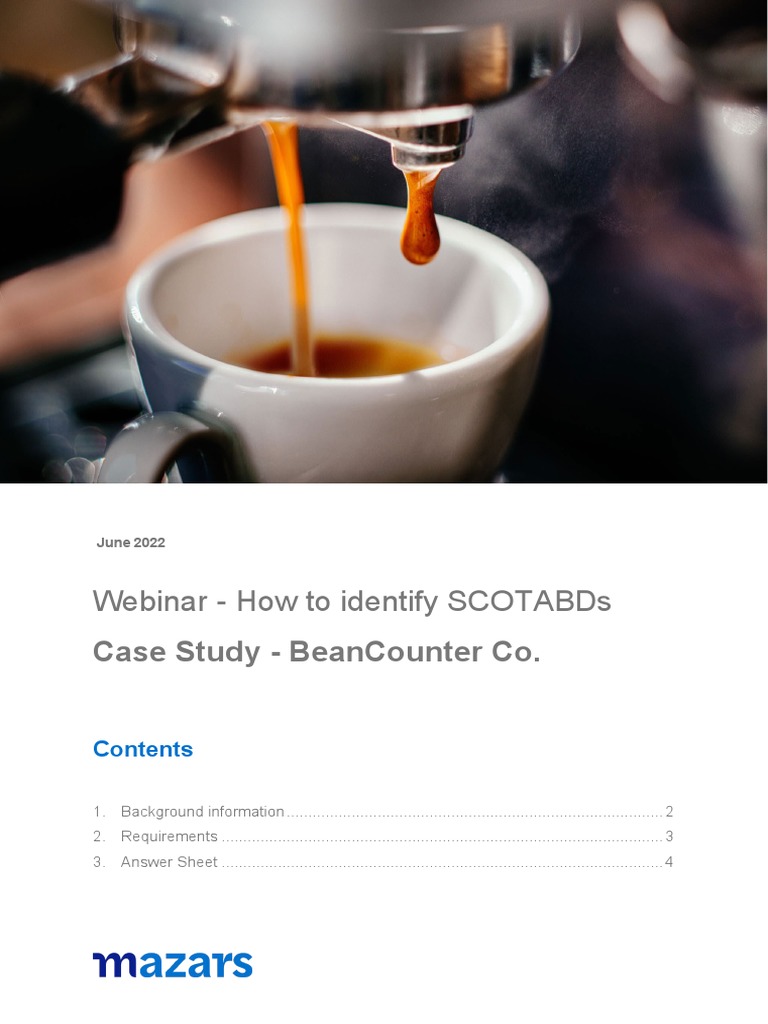 3-Case Study Handout BeanCounter Co | PDF