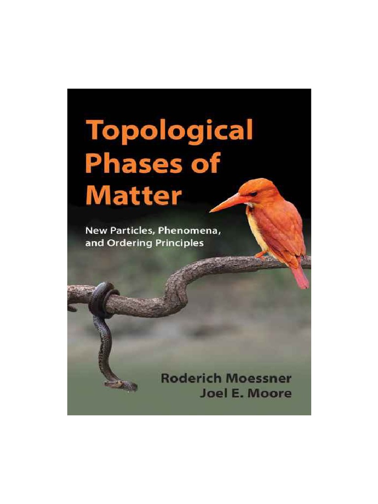 Roderich Moessner, Joel E. Moore - Topological Phases of Matter-Cambridge University Press (2021 ...