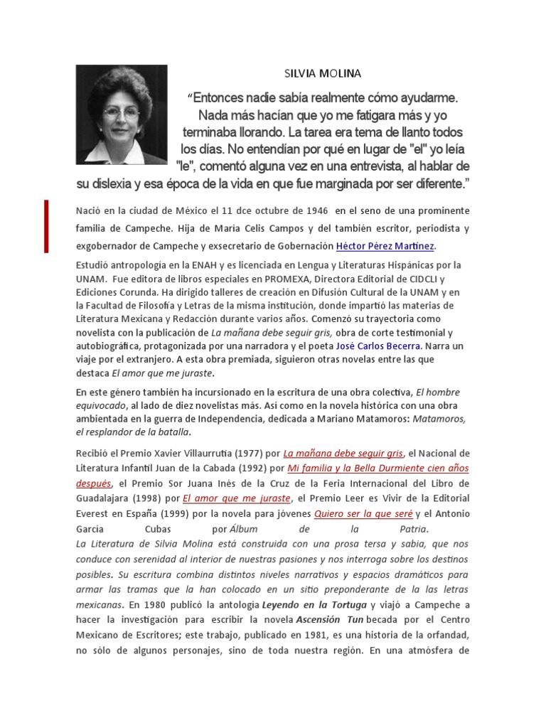Silvia Molina | PDF
