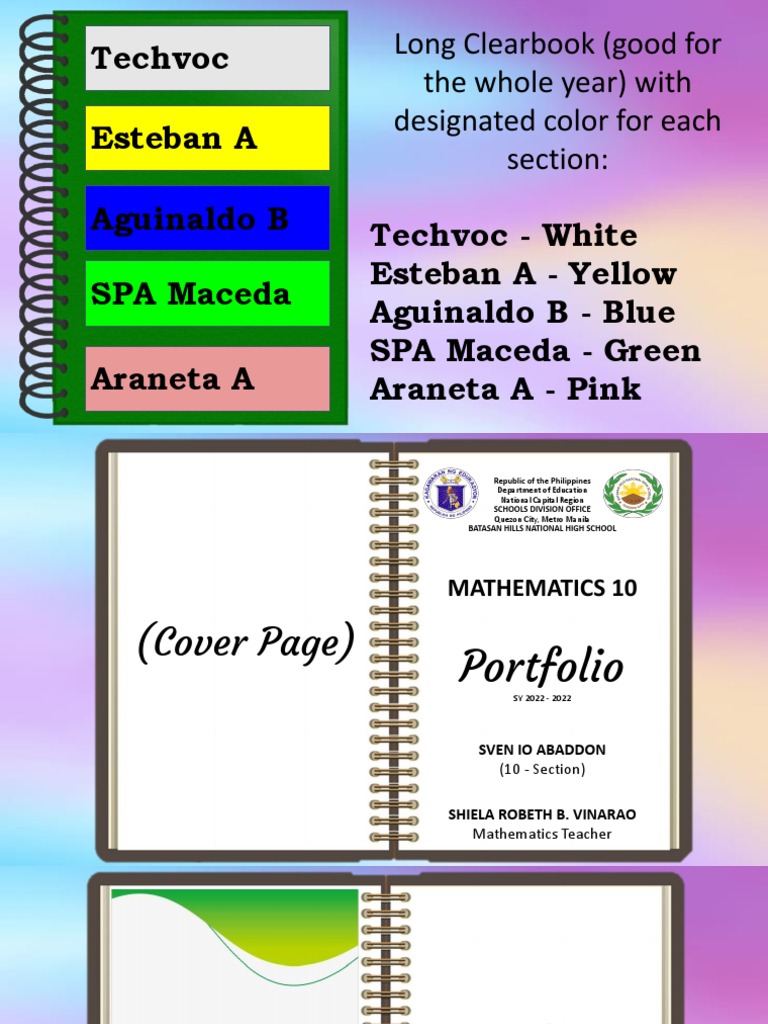 E Portfolio Template | PDF