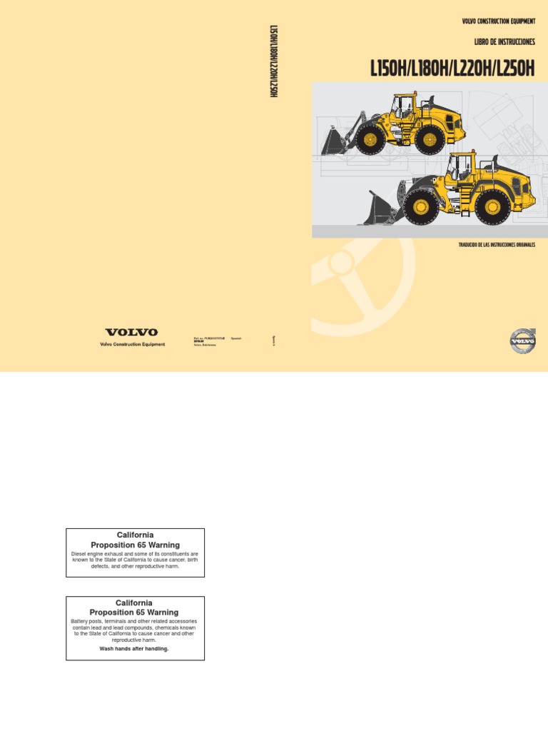 Mom. Cargador l150h - l250h | PDF | Occupational Safety And Health ...