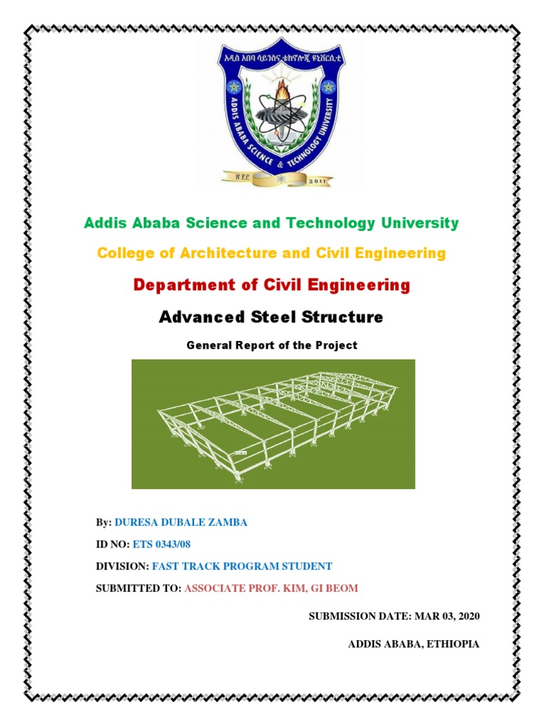 Duresa's Advanced Steel Structures Project Updated | PDF | Technology ...
