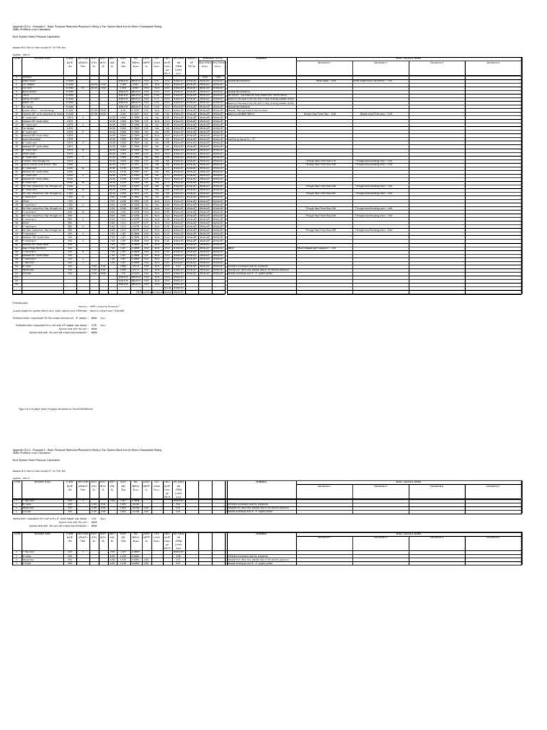 Static Calculation Example | PDF