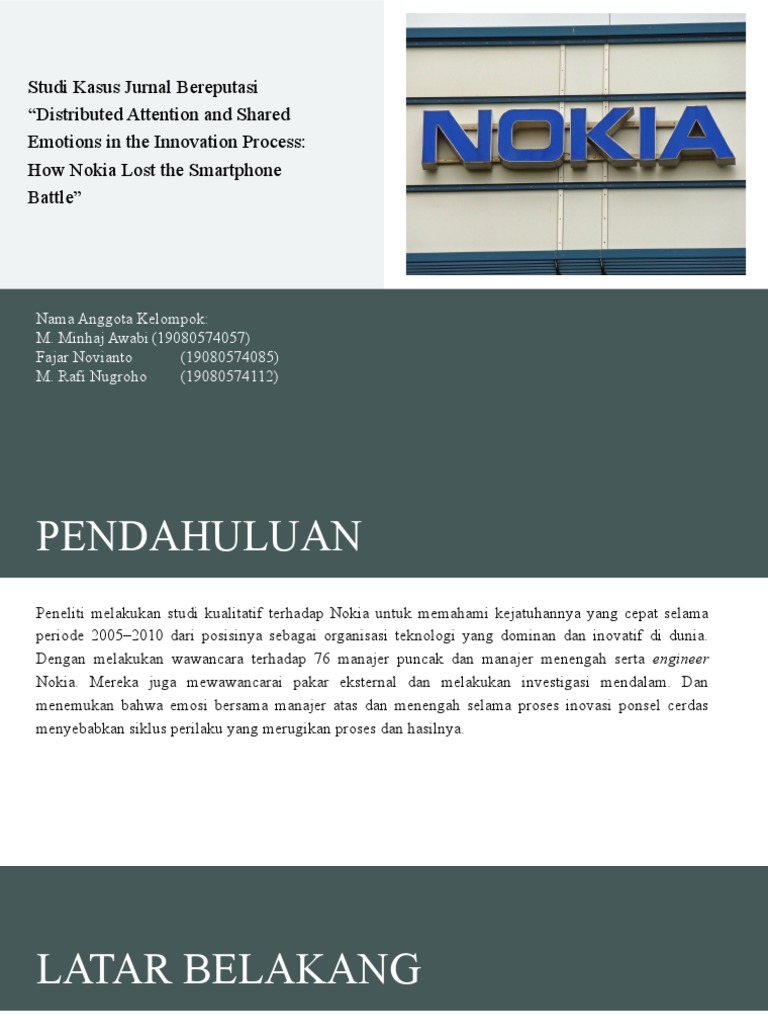 Kegagalan Nokia | PDF