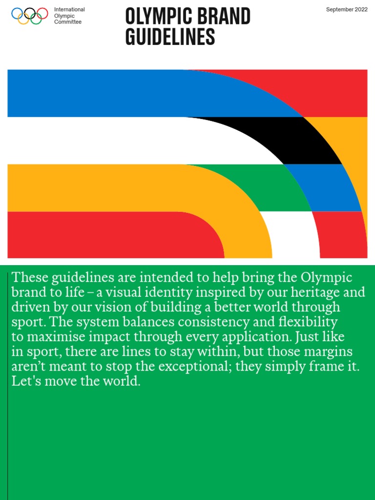 Olympic (Brand Guidelines) (2022) | PDF | Brand | Typography