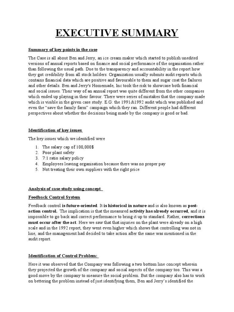 Executive Summary | PDF | Salary | Employment