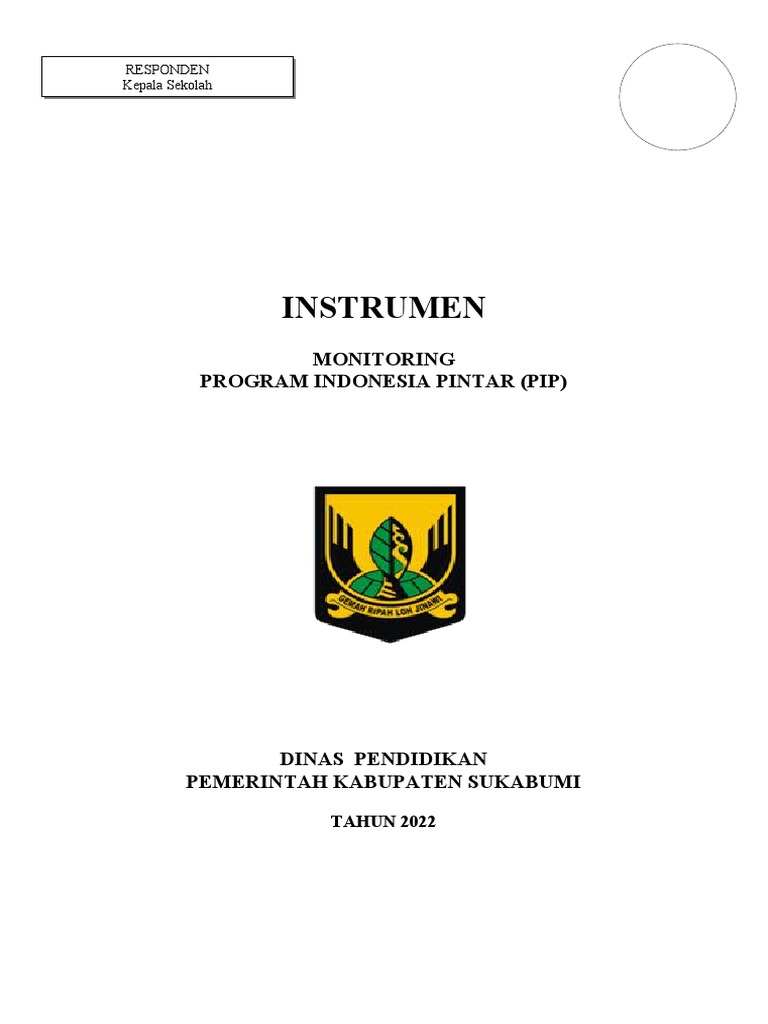 Instrumen Kepala Sekolah Pip | PDF