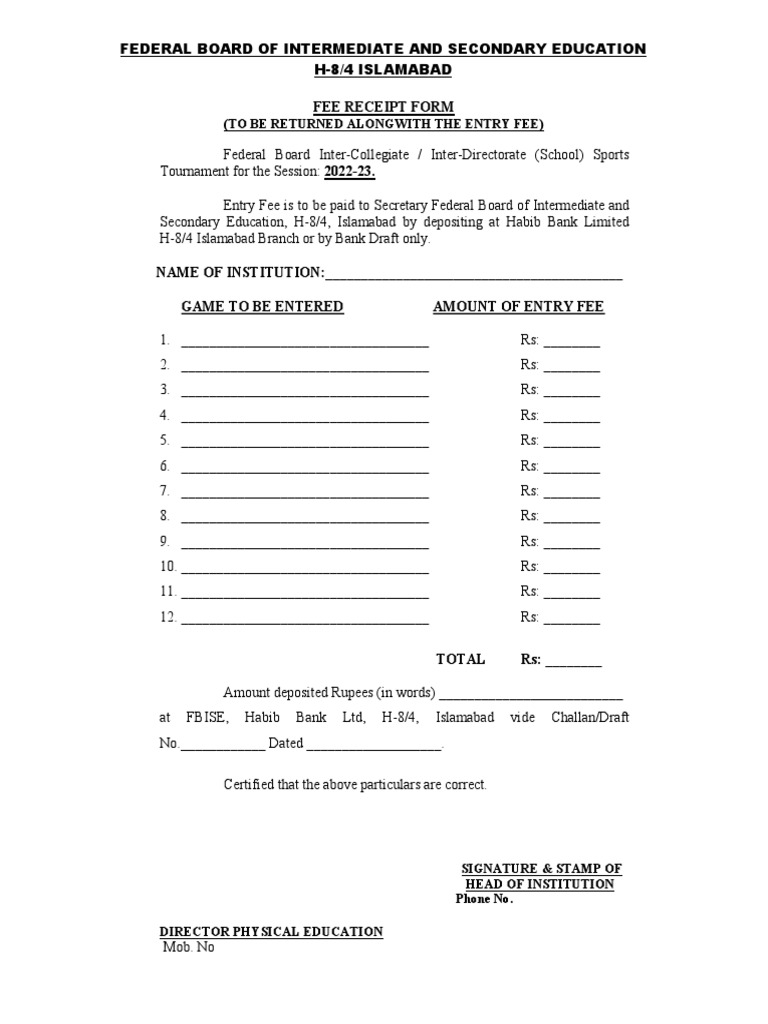 Fee_Receipt_Form_Sports | PDF