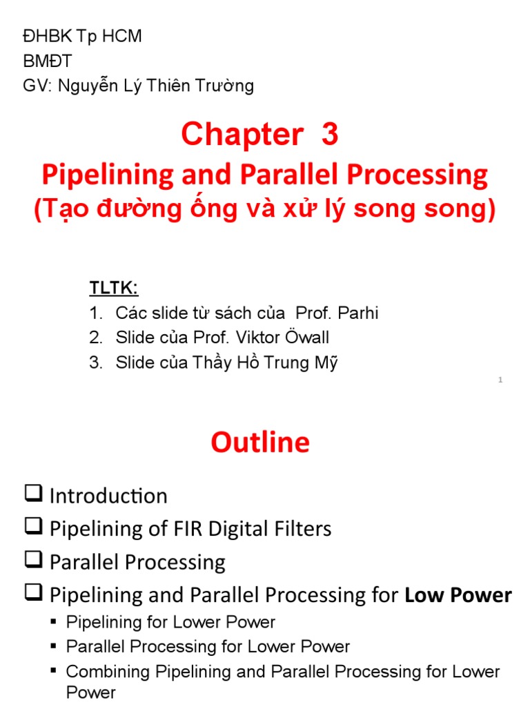 DSP-FPGA - Ch03 - Pipelining and Parallel Processing - HK202 | PDF ...