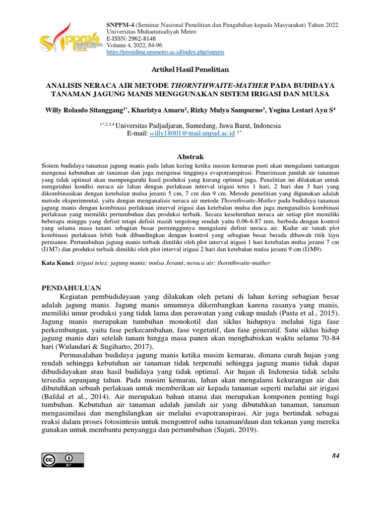 84-96 Penelitian - Willy | PDF