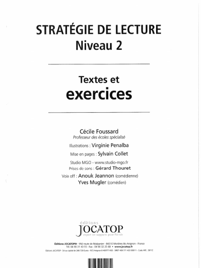 Fichier Lecture JOCATOP | PDF