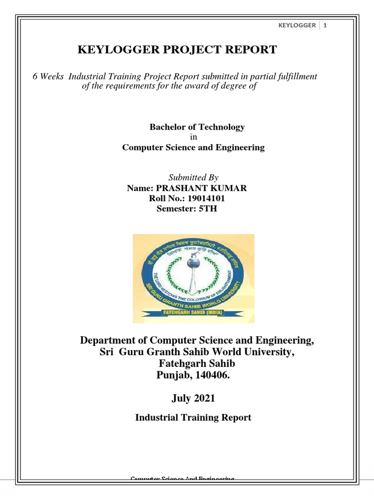 Understanding Keylogging Through Education: A Case for Incorporating Keylogger Projects in ...