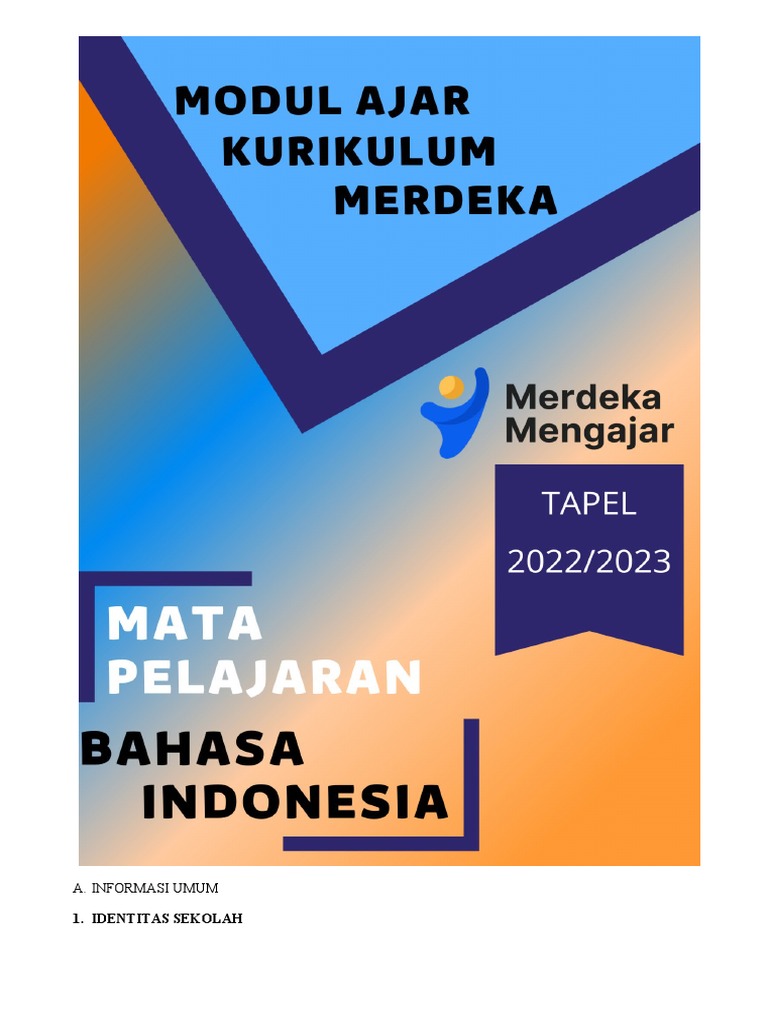 Modul Ajar Ikm Bahasa Indonesia Kelas 7 Bab 2 | PDF