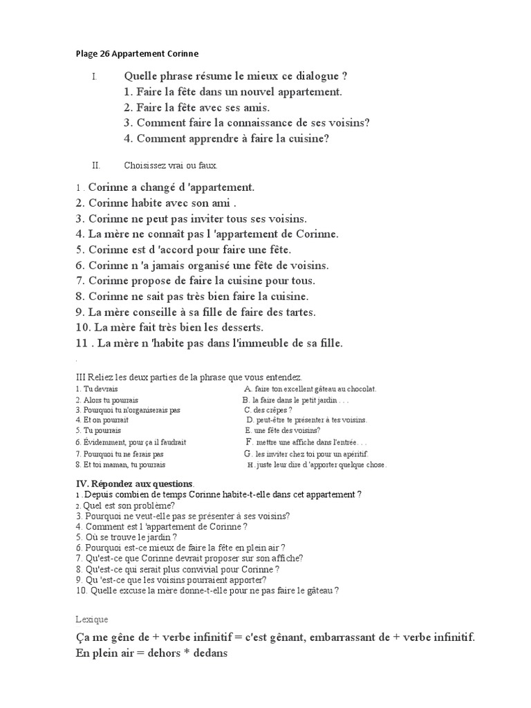 Plage 26 Appartement Corinne | PDF