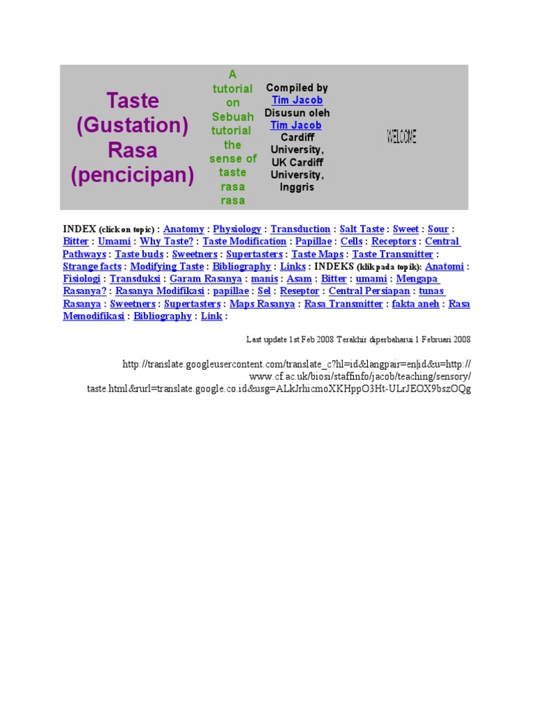 Taste | PDF
