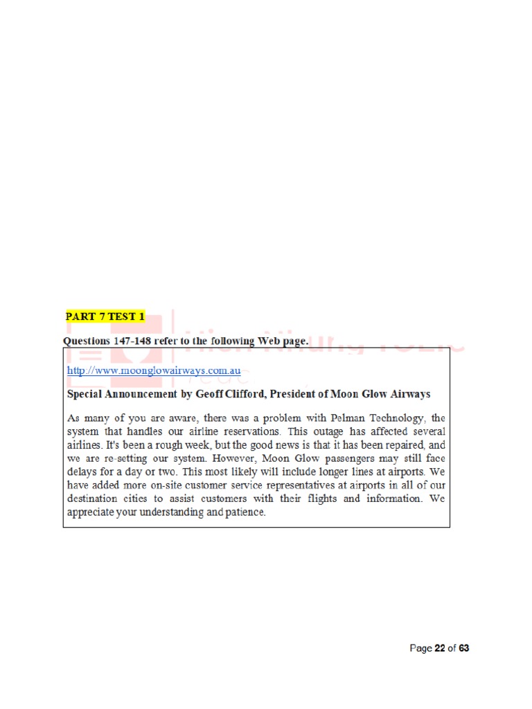 Gi I Part 7 (Full 10 Test) | PDF