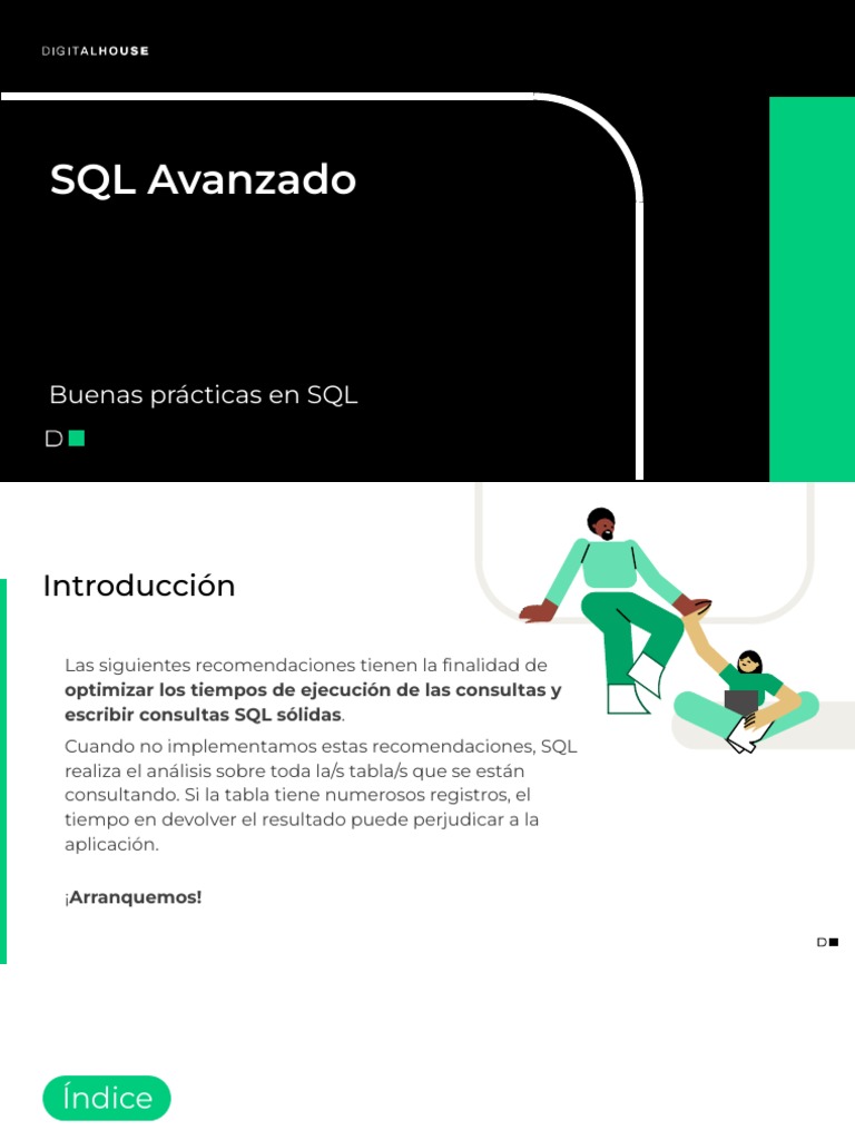 Copia de 10.2 Asincronico - Buenas Prácticas en SQL | PDF | SQL ... Copia de 10.2 Asincronico - Buenas Prácticas en SQL | PDF | SQL ...