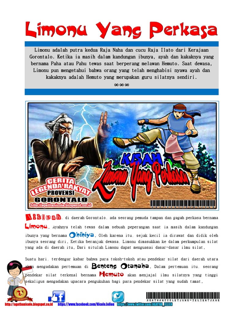 Legenda Gorontalo - Limonu Yang Perkasa | PDF