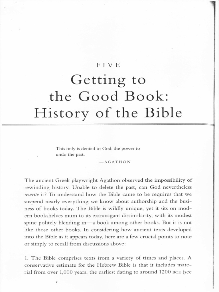 Swenson - Getting To The Good Book | PDF | Bible | Gospels