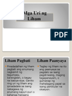 Mga Uri NG Liham | PDF