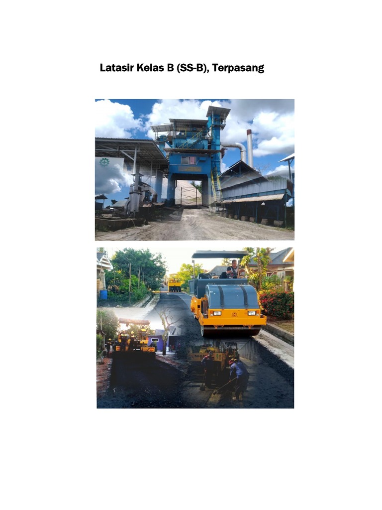 Metode Pekerjaan Latasir Kelas B | PDF