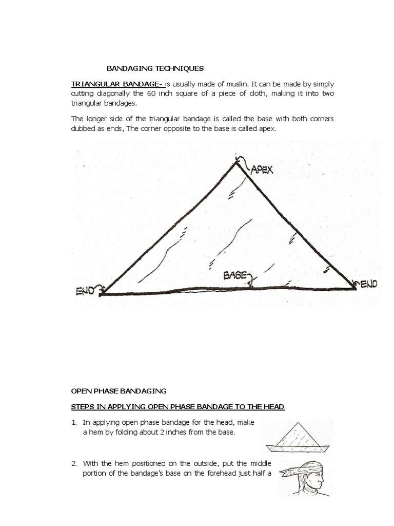 Lesson 6 - Bandaging Technique | PDF