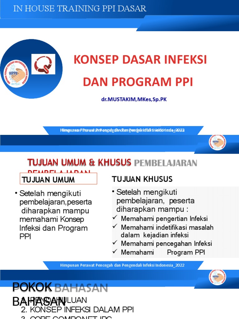 Konsep Infeksi Dan Program Ppi - Hippii - 2022 | PDF